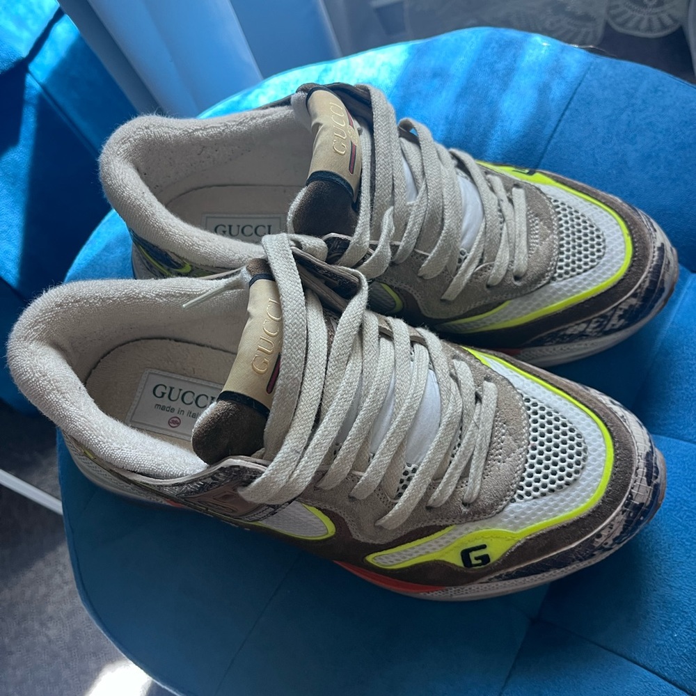 Gucci Sports Shoes For Men And Women One Time Worn , … - Gem